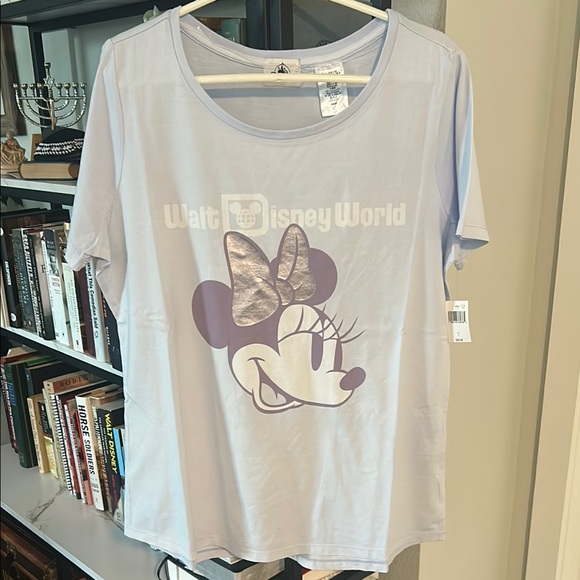 Disney | Tops | Disney Light Blue Minnie Mouse Tee | Poshmark